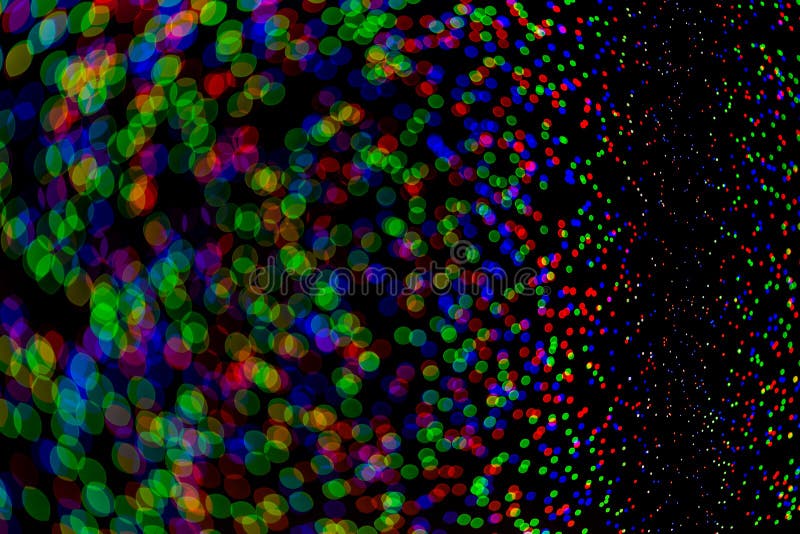Natural Small Rgb Lens Blur on Dark Background Stock Image - Image of ...