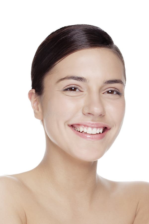 Natural smile stock image. Image of female, caucasian - 25991053