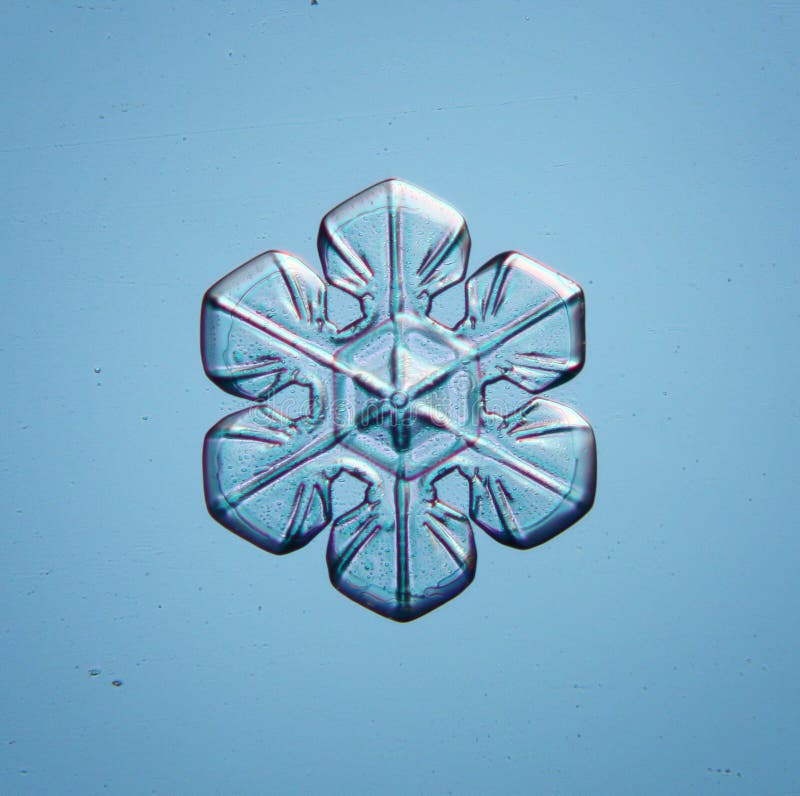 Natural Snowflake Little Piece of Ice Stock Photo - Image of isolated ...