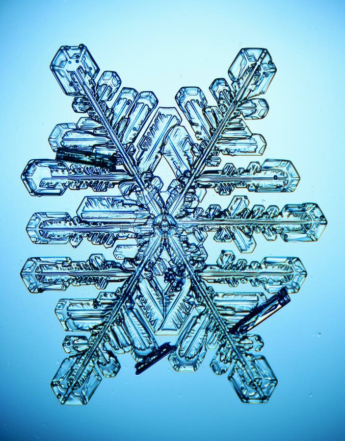 Natural Snowflake Macro Naturals Stock Image - Image of crystal ...