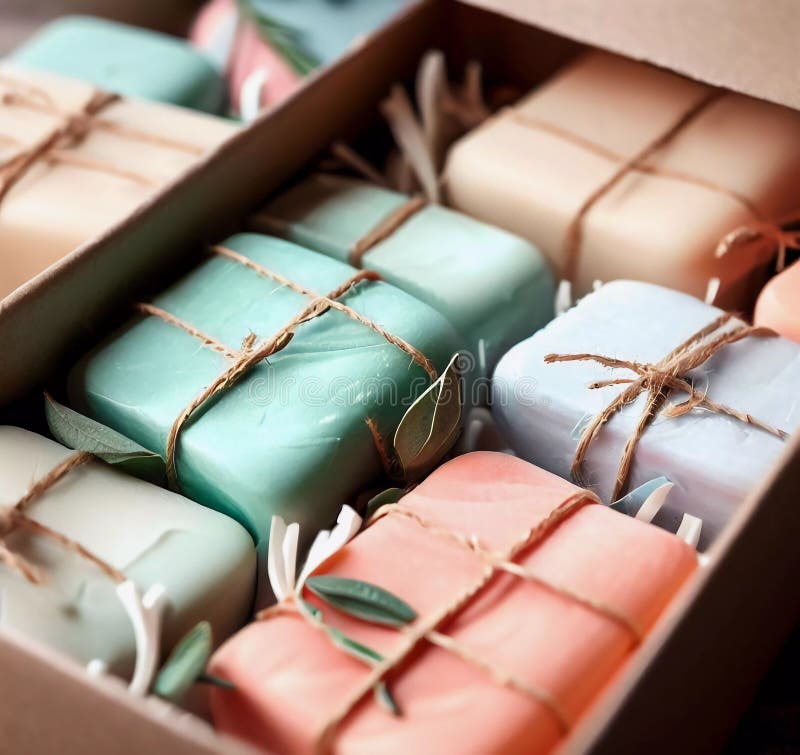 Natural Soap Collection stock illustration. Illustration of luxurious ...