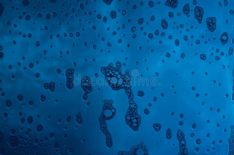 Natural soap foam on glass stock illustration. Illustration of blur ...