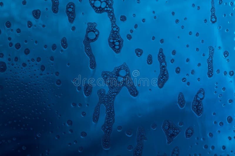 Natural soap foam on glass stock photo. Image of blur - 286057162