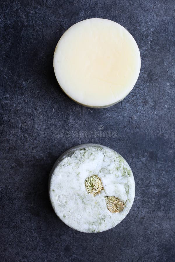 Natural Solid Shampoo and Hair Conditioner Stock Photo - Image of ...