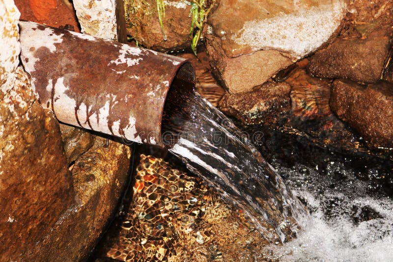 Natural source of water. stock image. Image of nature - 134705691