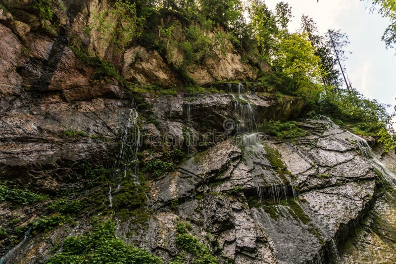 Natural Sources with Lots of Waterfalls Stock Photo - Image of sight ...
