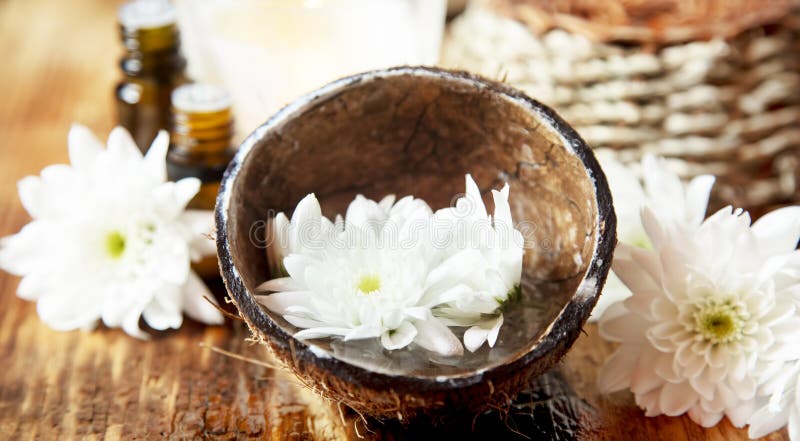 Natural Spa Setting stock image. Image of aromatherapy - 50662329