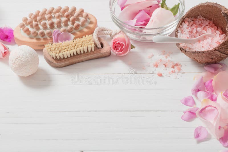Natural Spa Treatment stock photo. Image of healthy, flower - 96088066