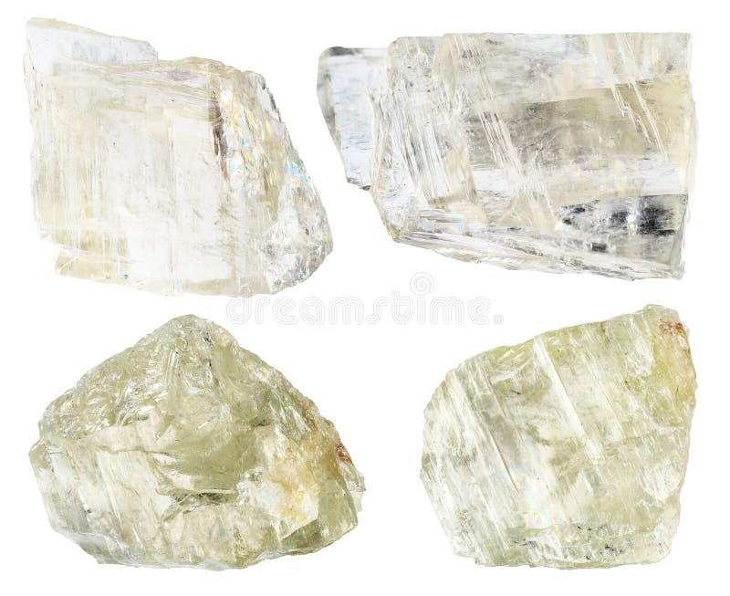 Natural Specimens Uncut Hiddenite Rocks Cutout Stock Photos - Free ...