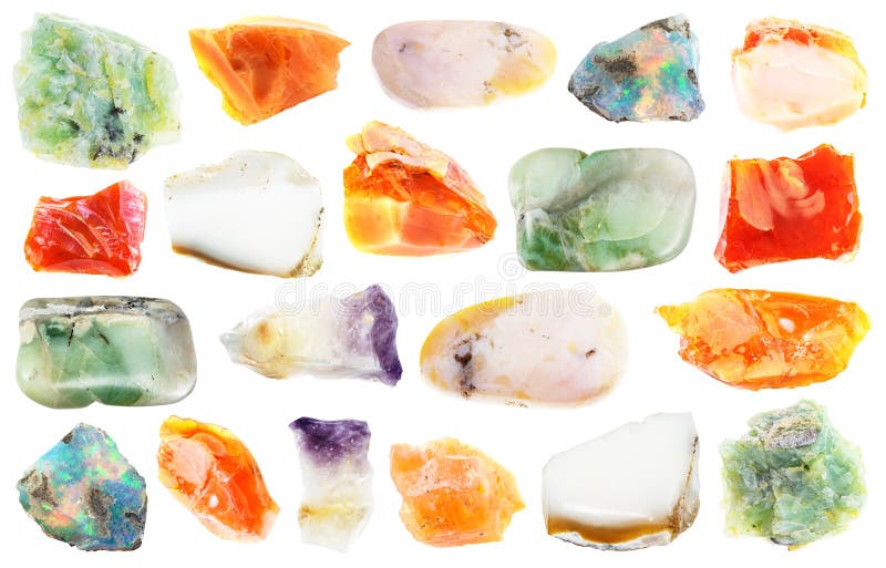 Natural Specimens Uncut Opal Rocks Cutout Stock Photos - Free & Royalty ...
