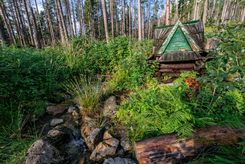 Natural Spring House stock photo. Image of water, europe - 52211912