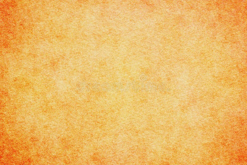 Spring Orange Colored Old Paper Texture or Vintage Canvas Background ...