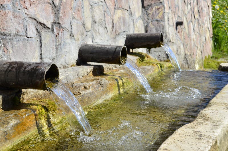 Natural spring water stock photo. Image of fresh, spring - 52998852