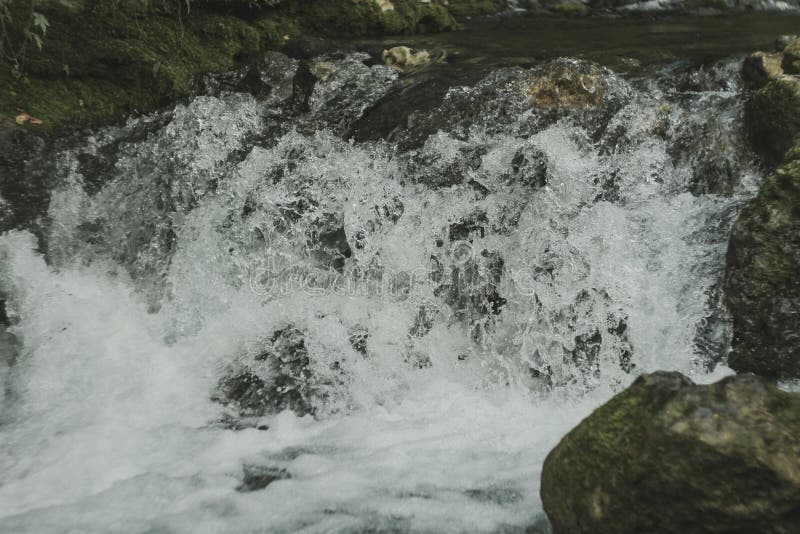 Natural Spring Water from the Mountains Stock Image - Image of ...