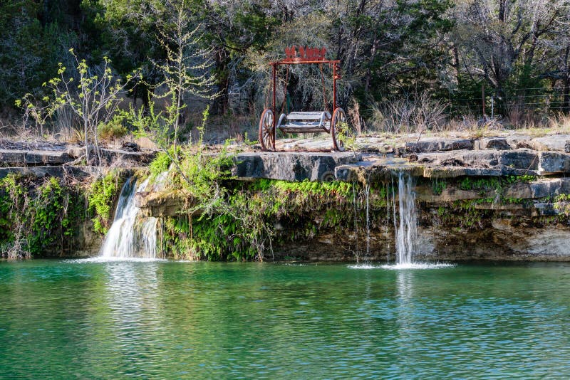 Natural Springs Flowing into the Pool Stock Image - Image of rocks ...