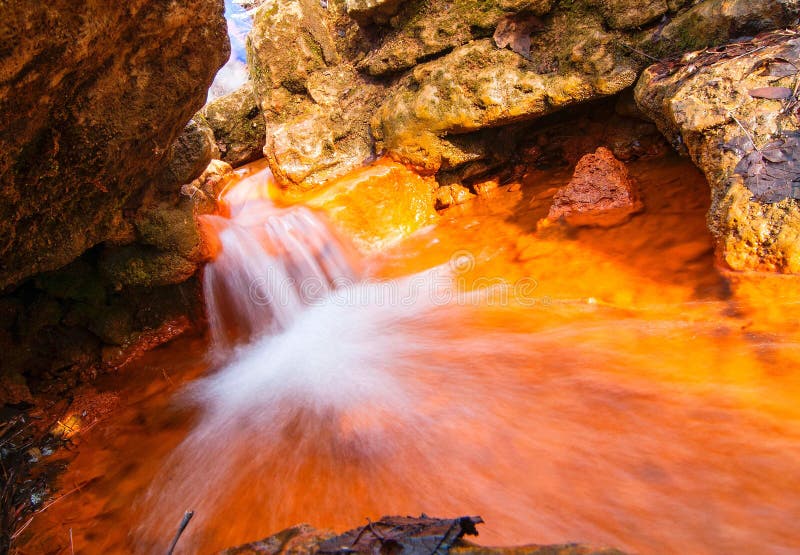 Natural Springs, Continuous Flow Stock Image - Image of australia, time ...