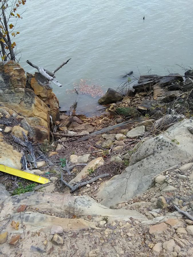 Natural stairway stock image. Image of occurring, lake - 106410209