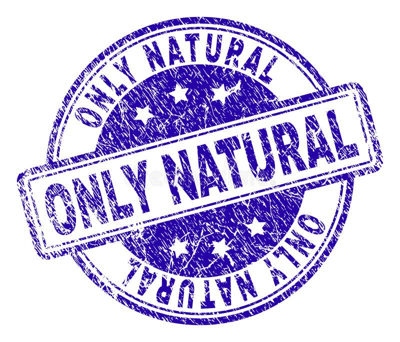 Grunge Textured only NATURAL Stamp Seal Stock Vector - Illustration of ...