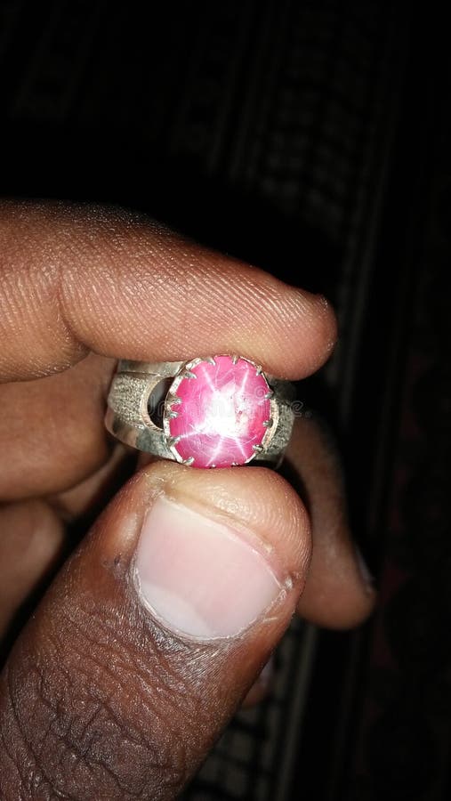 Natural Star Ruby Ring stock image. Image of stone, ring - 155844407