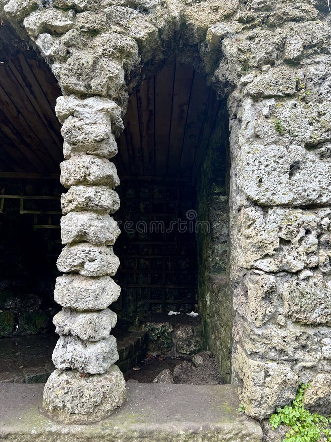 Natural Stone Archway stock photo. Image of pillars - 307583588