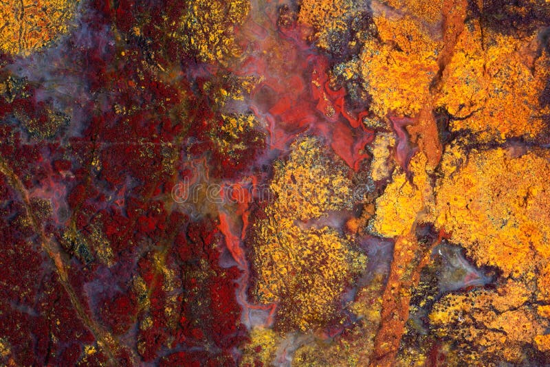 Full-screen Texture of Yellow-red Jasper with Blue Chalcedony ...