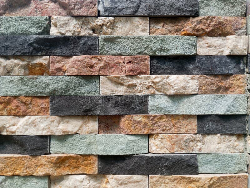 Natural Stone Background Pattern Wall Cladding Wallpaper Stock Image ...