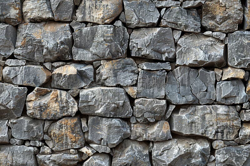 Natural Stone Brick Wall Texture Background with Generative AI Stock ...