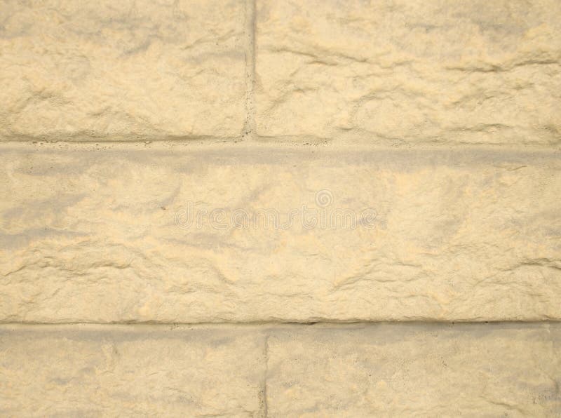Natural Stone Bricks Wall, Beige Stone Closeup Pattern Stock Photo ...