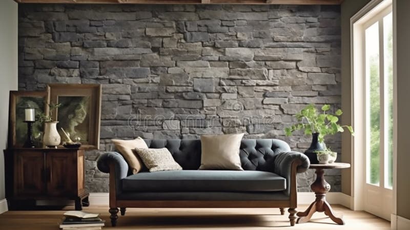 Natural Stone with this Captivating Slate Wallpaper Stock Illustration ...