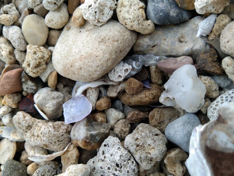 Natural Stone Dazzling Natural Stone Decades in the Ocean Stock Photo ...