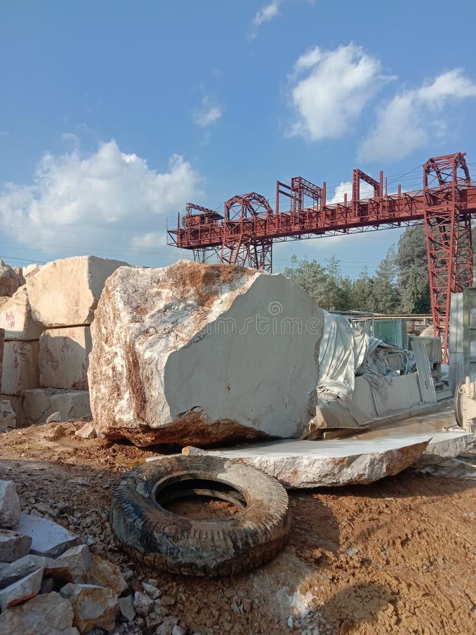 Natural Stone Fabrication in World Asia Stock Image - Image of natural ...