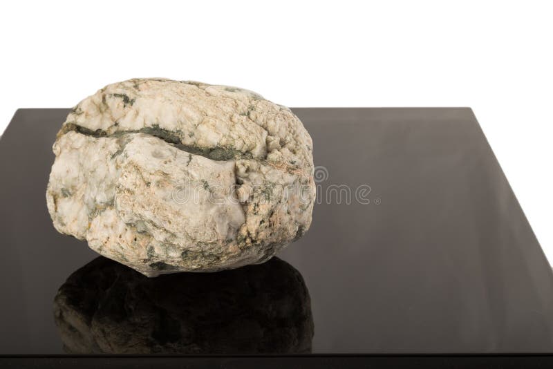 Natural Stone on Lacquered Coating, Reflection of Objects. Stock Photo ...
