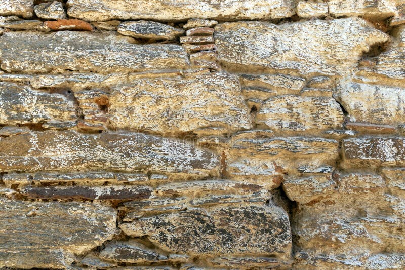 Natural Stone Masonry Structure, Wall Texture. Stock Photo - Image of ...