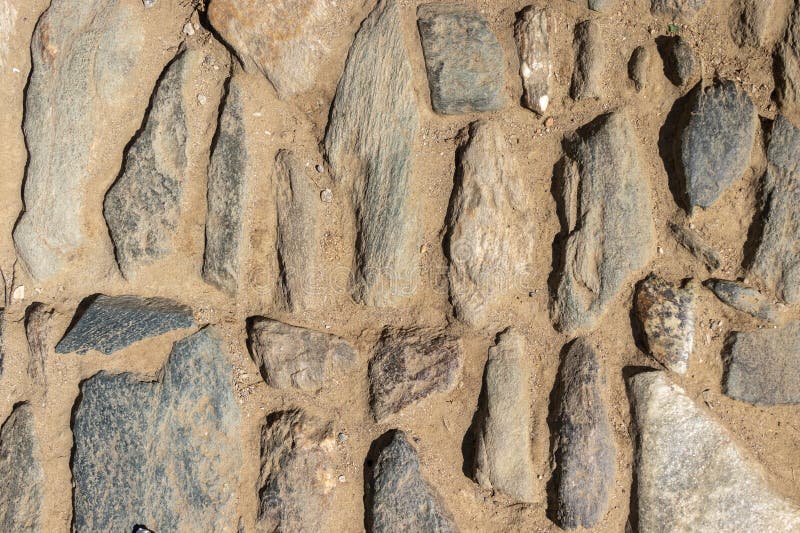 Natural Stone Masonry Structure, Wall Texture. Stock Image - Image of ...