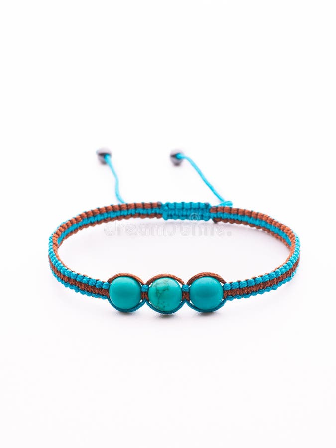 Natural Stone Multi-colored Beaded Bracelets Stock Photo - Image of ...