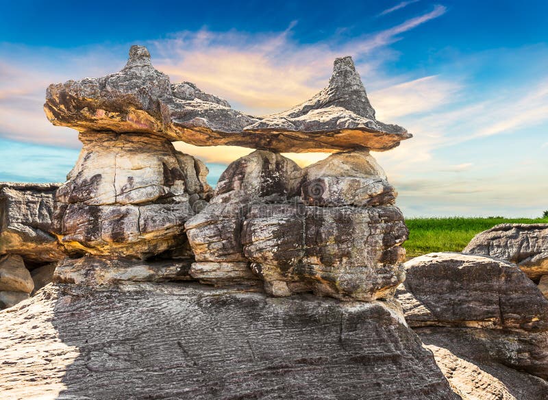 Natural stone park stock photo. Image of sunlight, nature - 48642784