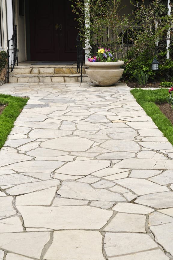 Natural stone path stock photo. Image of element, pathway - 5289322