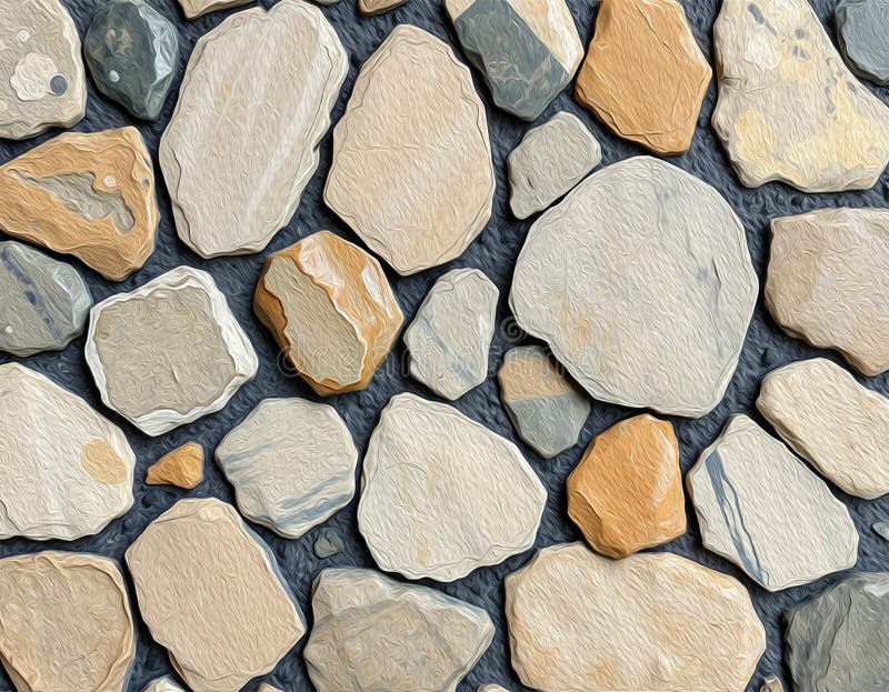 Natural Stone Pattern. Oil Painting. Pattern for Covers, for Printing ...