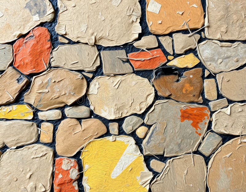 Natural Stone Pattern. Oil Painting. Pattern for Covers, for Printing ...