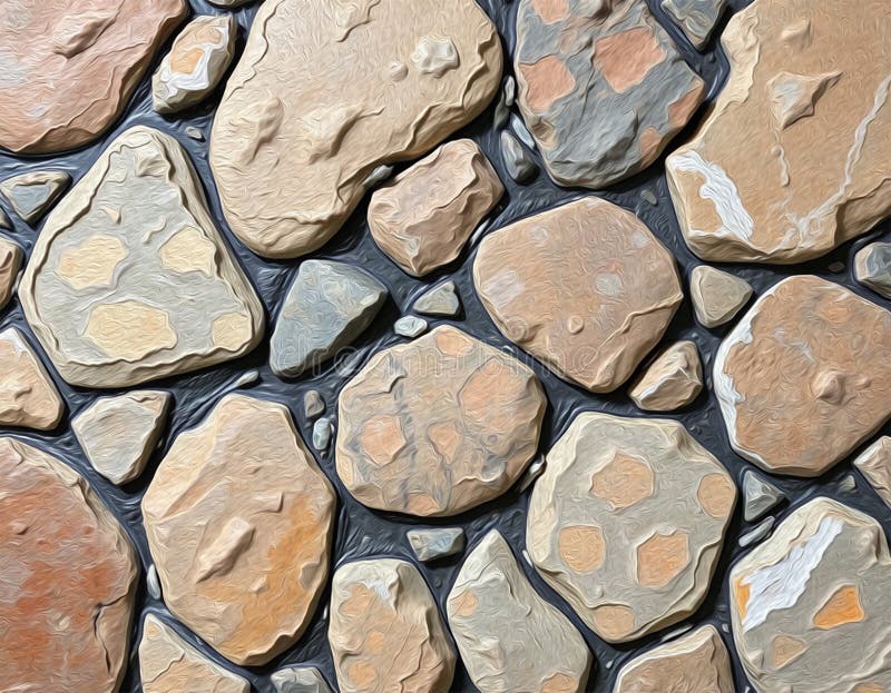 Natural Stone Pattern. Oil Painting. Pattern for Covers, for Printing on Wall Decorations and ...