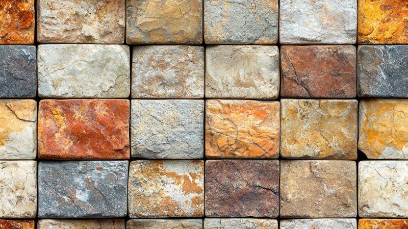 Natural Stone Square Tile Pattern for Architectural Design and Interior ...