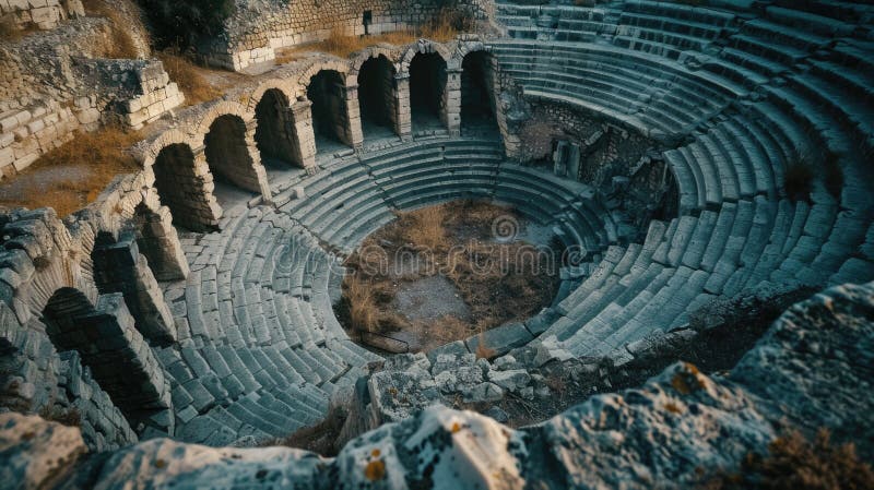 A Natural Stone Structure with a Hole in the Center, Perfect for Use As ...