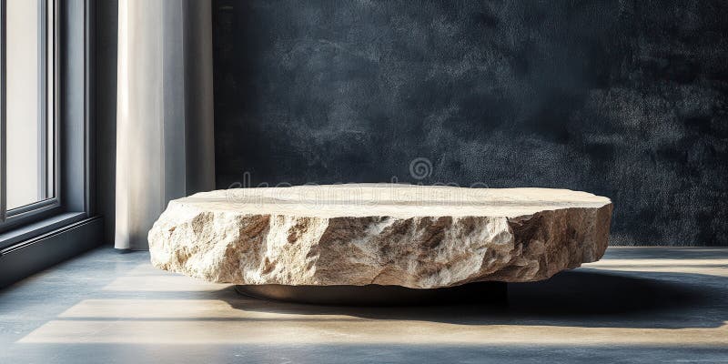 Natural Stone Surface Slab with a Rugged, Raw Texture, Ideal for ...