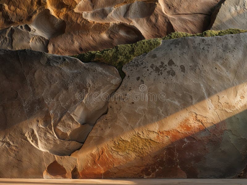 Natural Stone Surface Unique Textures Colors Low Light Setting Stock ...