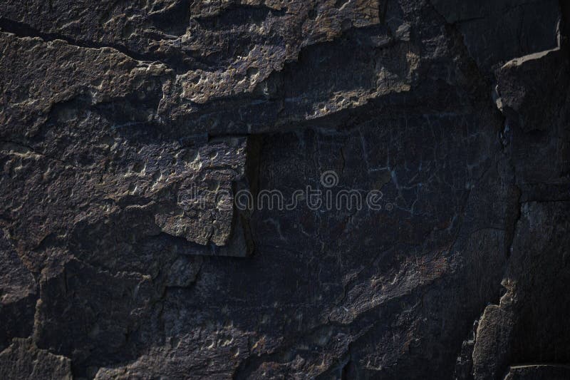 Natural Stone Texture Background Featuring Monolithic Rock Formation ...