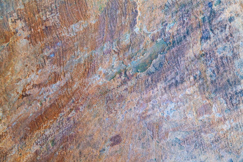 Natural Stone Texture with Earthy Brown and Orange Tones. Rough Mineral ...