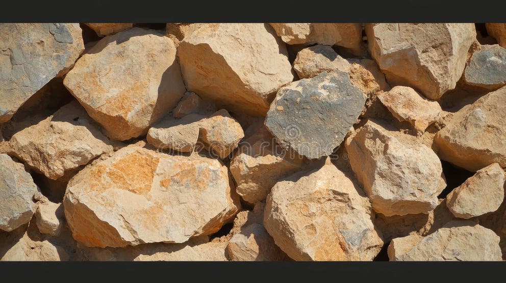 Natural Stone Texture with Mud and Rocks for Rustic Wall Design Stock ...