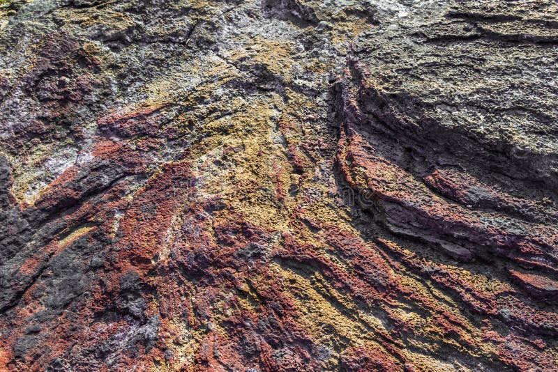 Natural Stone, the Surface of the Rock, of Volcanic Origin Stock Photo ...