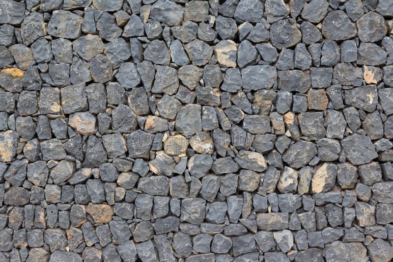 Natural Stone Wall Background - Dark Rocks Stock Photo - Image of stone ...