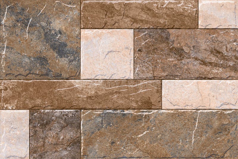 Natural Stone Wall Background, Stone Wall Tiles Design. Stock ...